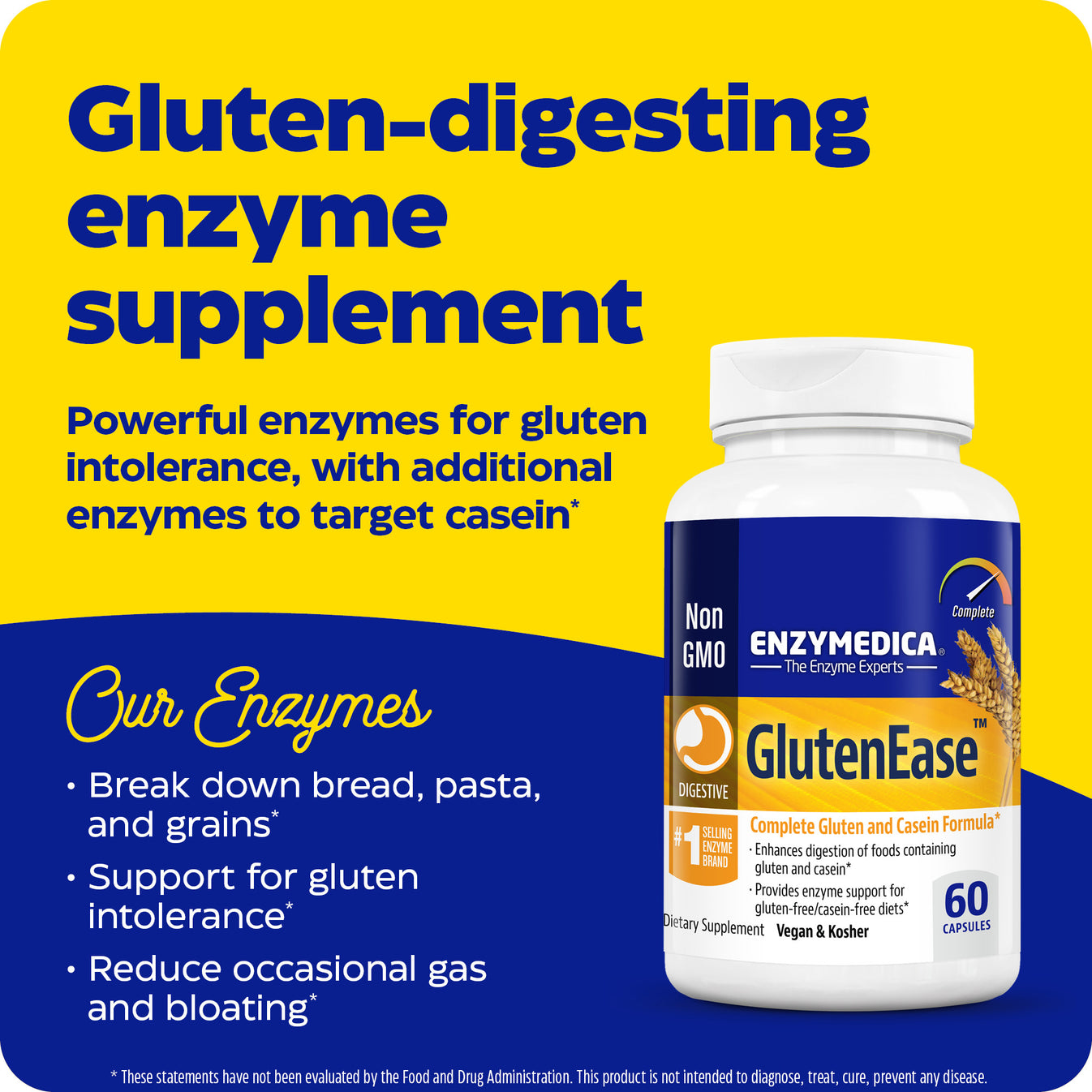 Enzymedica® | GlutenEase™ | Digestive Enzymes
