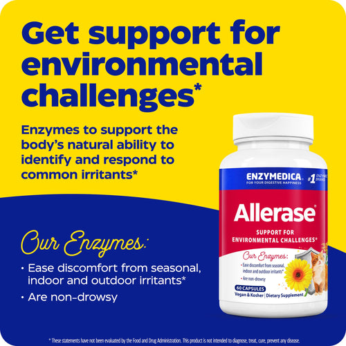 Enzymedica® | Allerase™ | Relief From Seasonal Challenges
