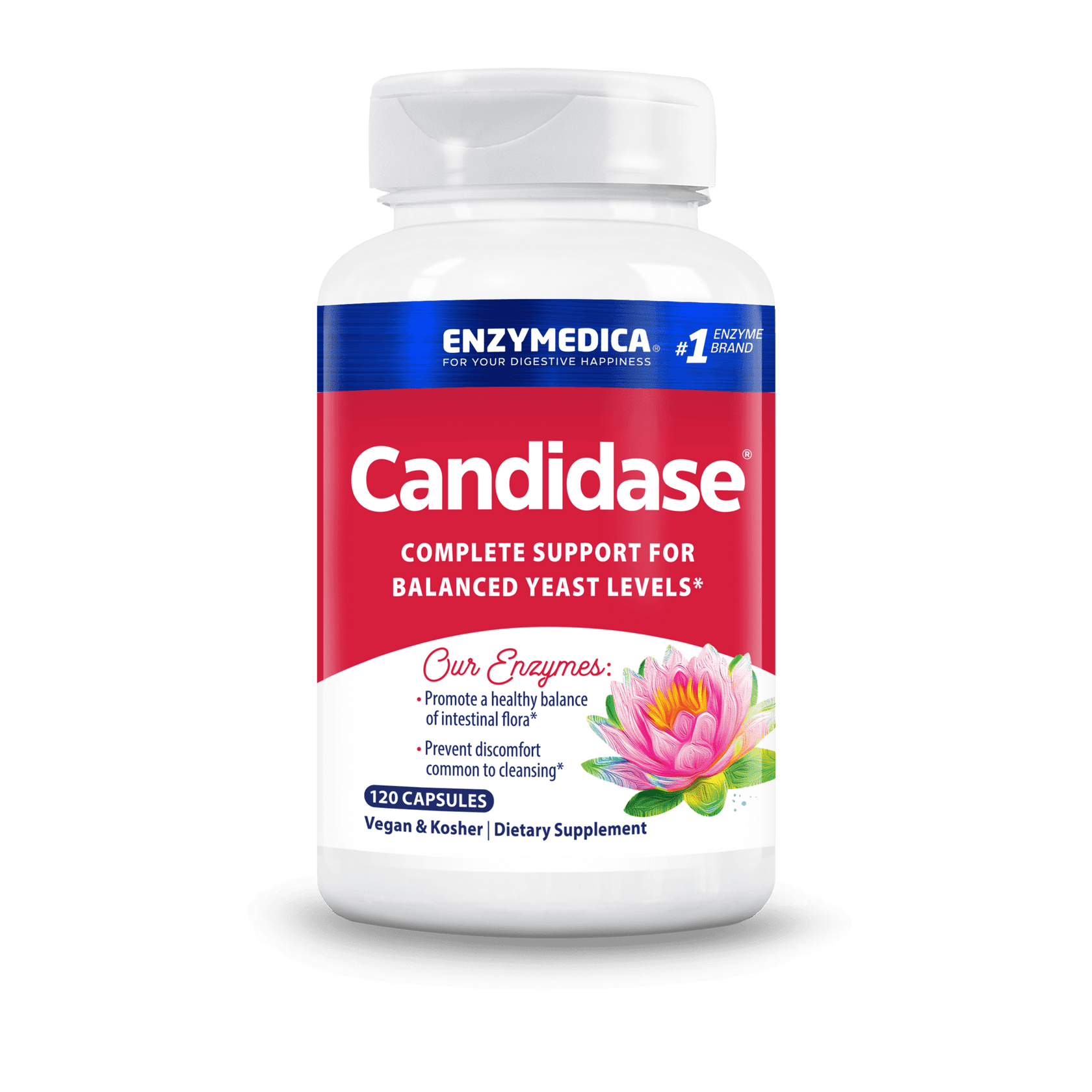 Candidase™ - For intestinal detoxification and Balanced Flora – Enzymedica®
