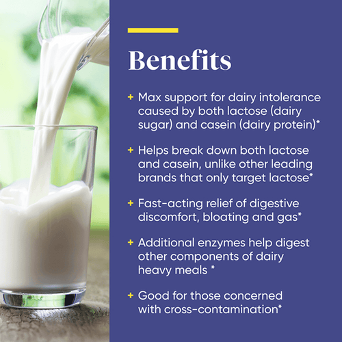Enzymedica® | Lacto™ | Helps With Dairy Intolerance