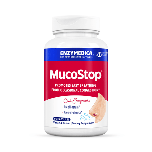 Enzymedica® | MucoStop™ | Helps Break Down Excess Mucus