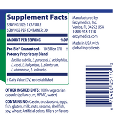 Pro-Bio™ - Keep a balanced environment of Intestinal Flora – Enzymedica®